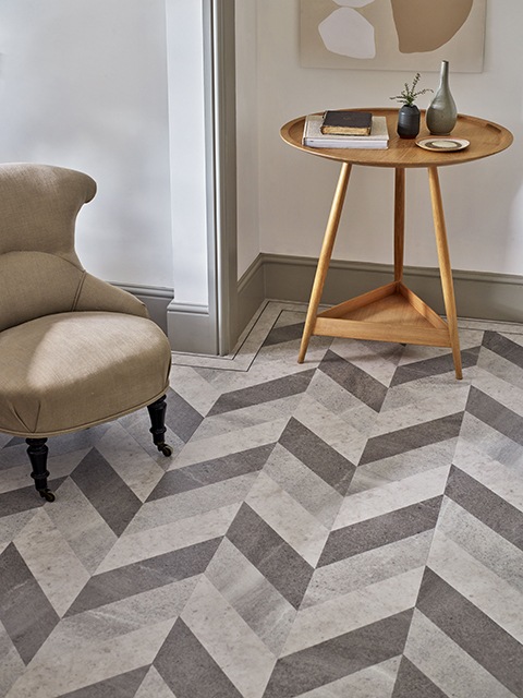 Create a statement underfoot with luxury vinyl flooring in a ...