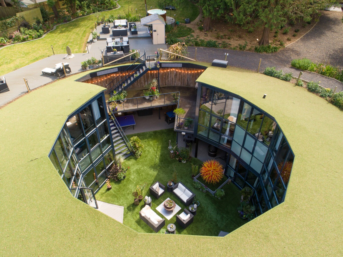 Amazing one-of-a-kind circular home in former water tank - Grand ...